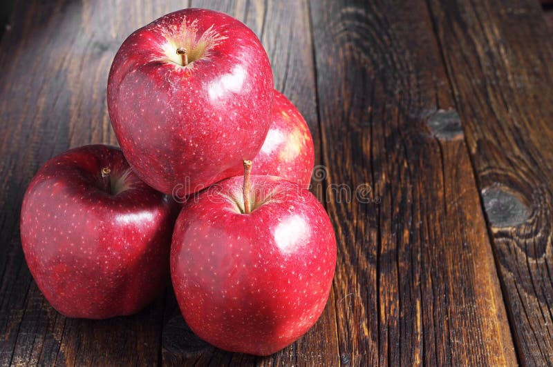 Large red apples stock image. Image of snack, natural - 63180089