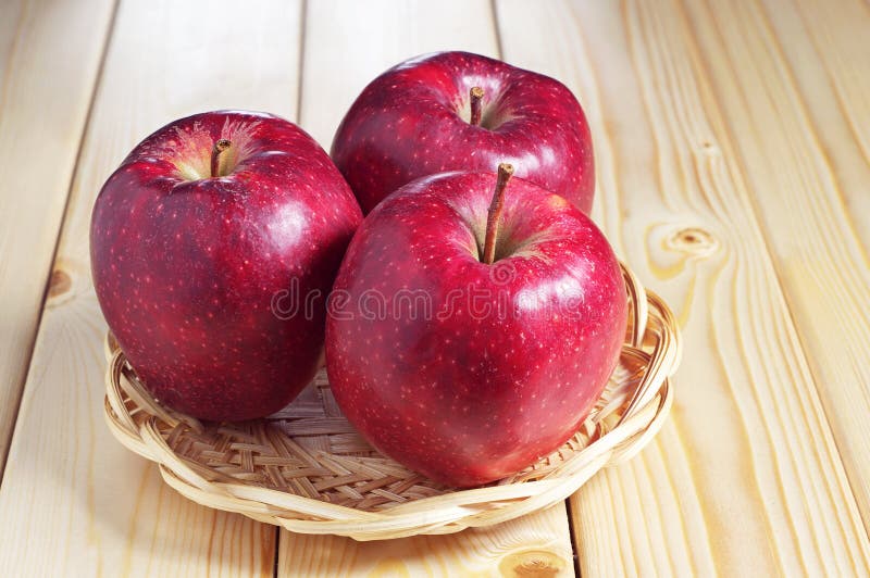 Large red apples stock image. Image of snack, natural - 63180089