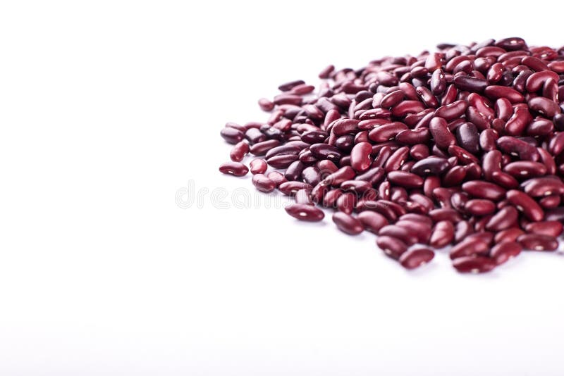 Large Red Beans on a Heap with Copy Space Stock Image - Image of grain ...