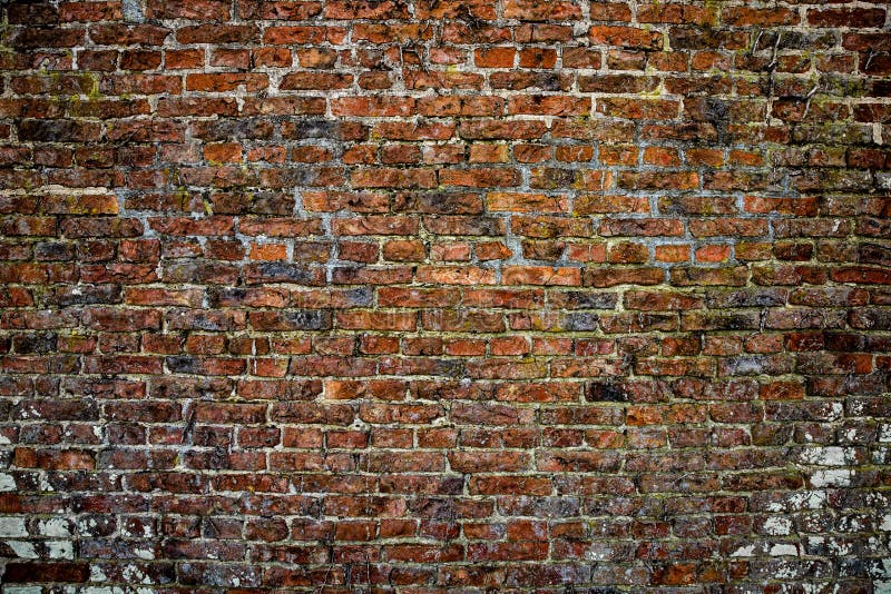 Large Red Brick Texture Background Stock Image - Image of spotlight ...
