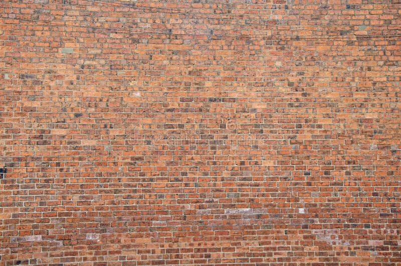 Large Red Brick Wall Full Frame Stock Photo - Image of surface ...