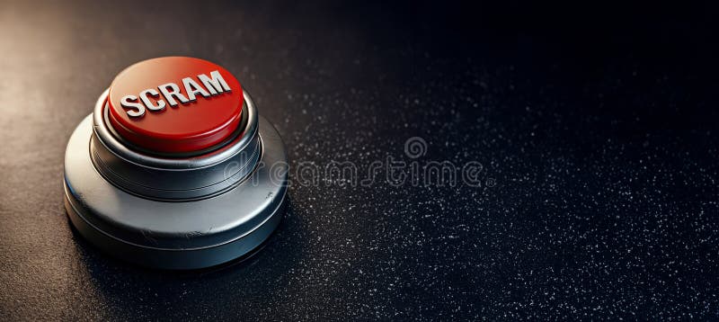 The Large Red Button Labeled SCRAM is an Acronym Used in the Nuclear ... The Large Red Button Labeled SCRAM is an Acronym Used in the Nuclear ...