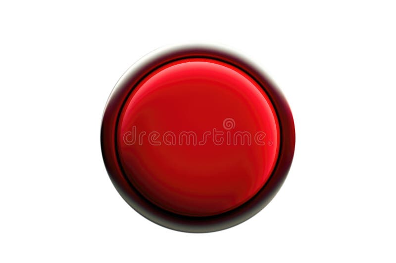 Large Red Button on Metallic Background. Generative AI Stock ...
