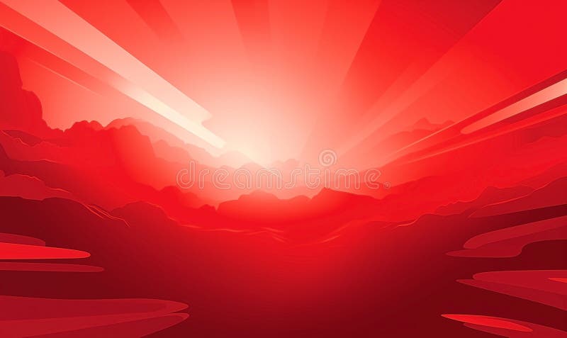 Large Red Light Background with a Light Flare. Night Lighting Festival ...