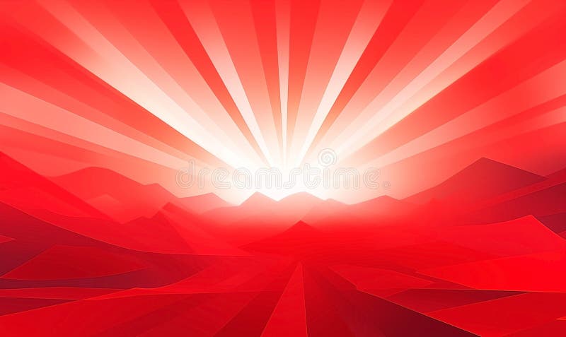 Large Red Light Background with a Light Flare. Night Lighting Festival ...