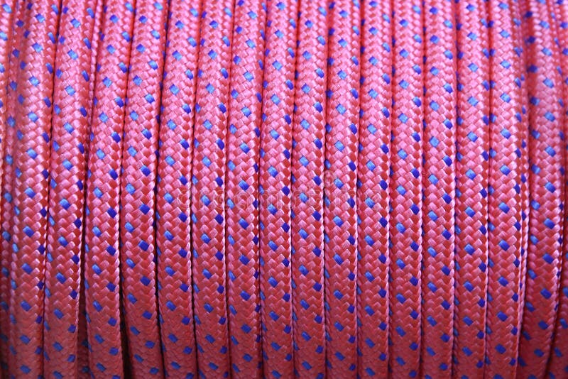 Large red rope stock image. Image of material, strength - 53415513