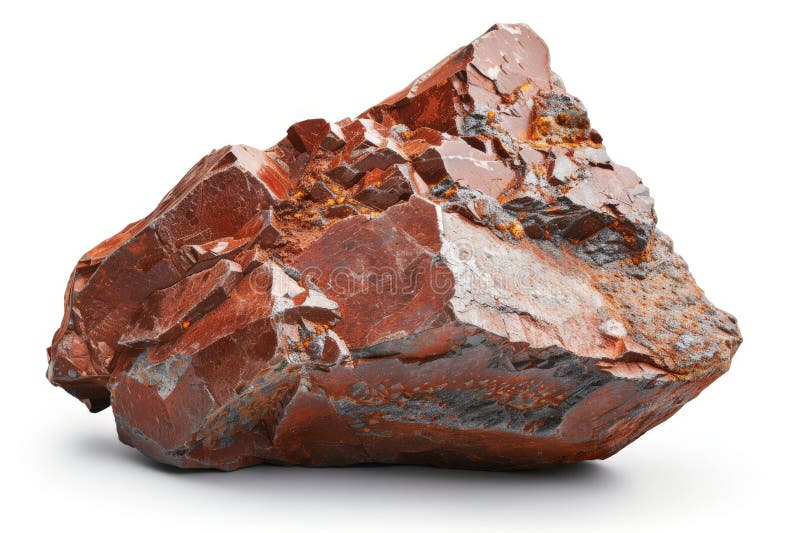 Large Red Rust Rock Stones Isolated on a Transparent Background ...