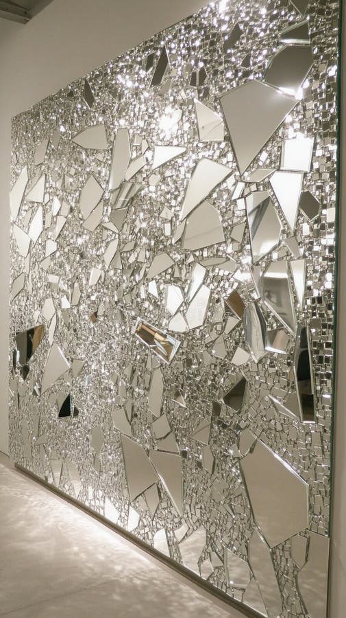 Broken Mirror Reflection Wall Art Ai Generated Stock Photos - Free ...