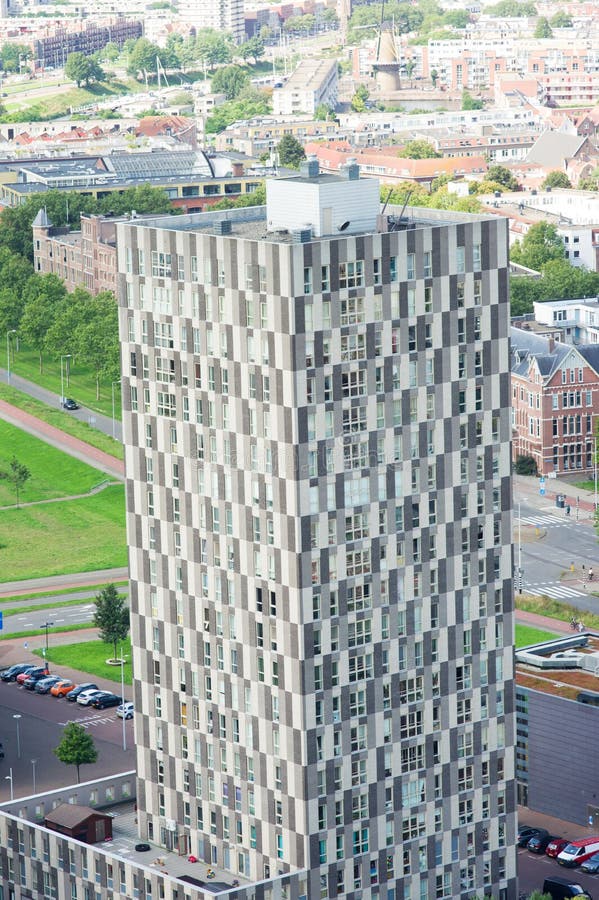 Large Residential Tower in the Center of Rotterdam in the Netherlands ...