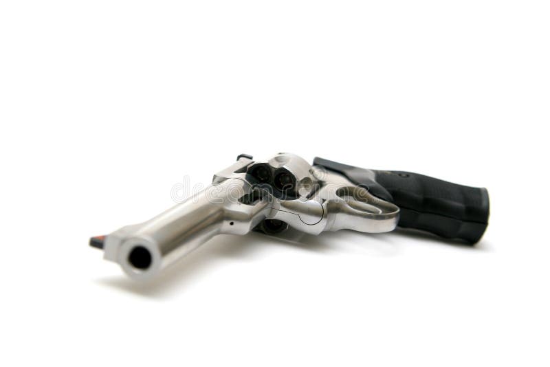Large Revolver stock image. Image of ammunition, stainless - 23814397