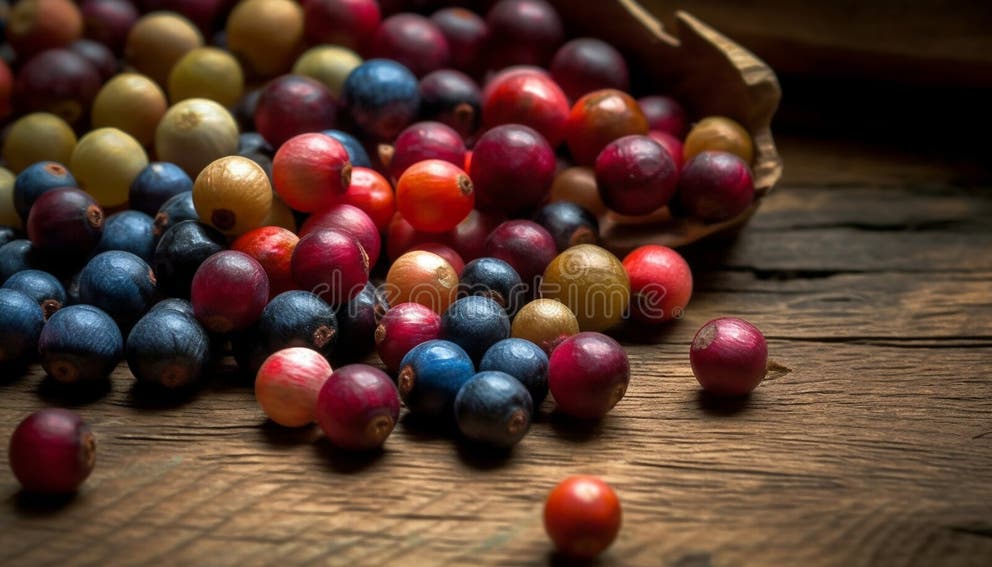 A Large, Ripe, Multi Colored Grape Ball a Gourmet Refreshment Generated ...