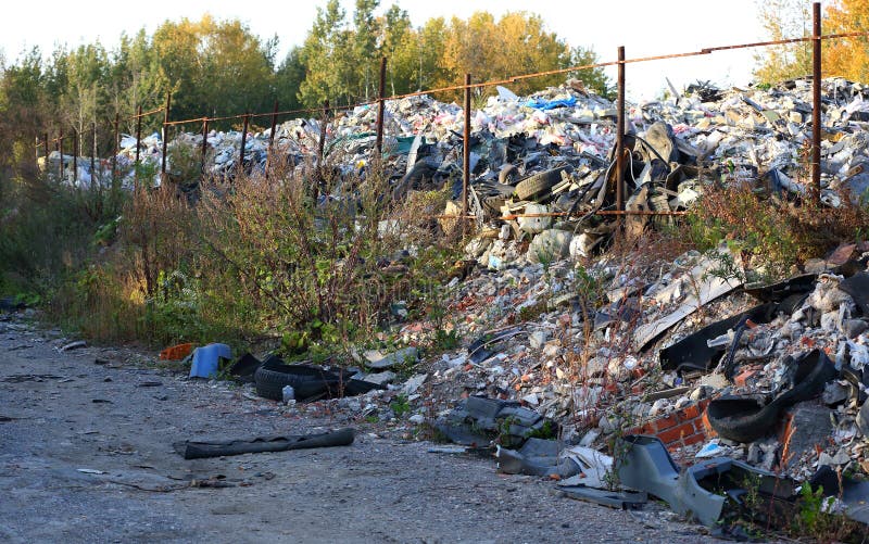 Roadside Dump stock photo. Image of garbage, biodegradable - 3348924