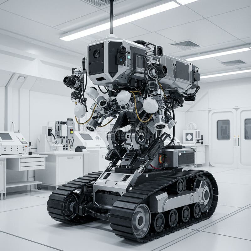 Large Robotic Machine Stock Illustrations – 2,489 Large Robotic Machine ...