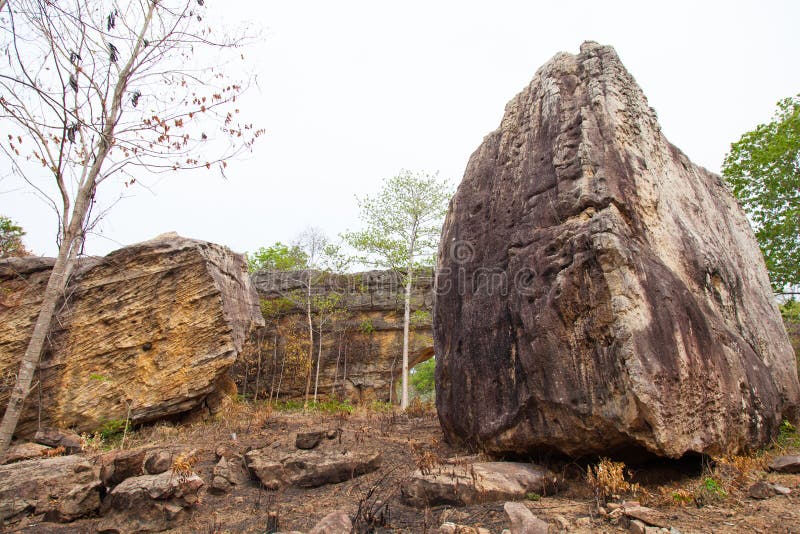 Large rock. stock image. Image of soil, nature, cliff - 31244575