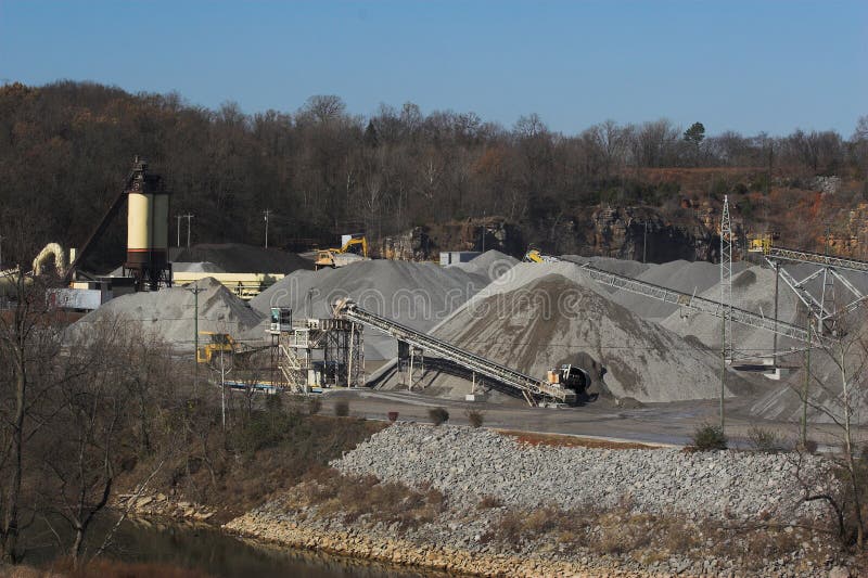 Large Rock Quarry stock photo. Image of dirt, tire, carry - 398538