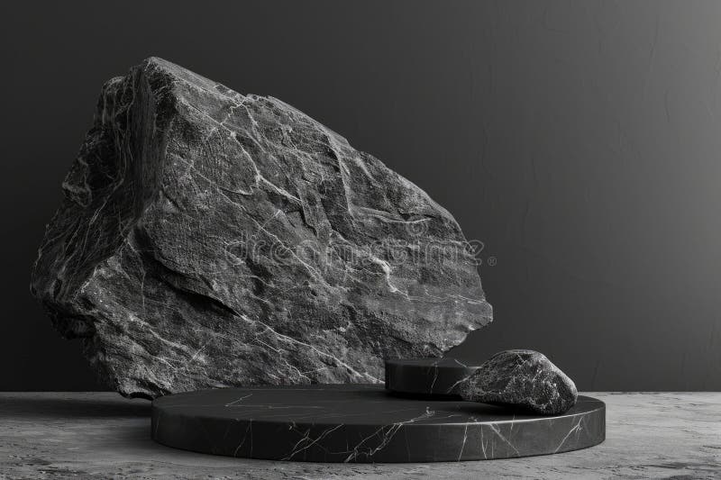 A Large Rock Resting on a Table, Suitable for Various Concepts and ...