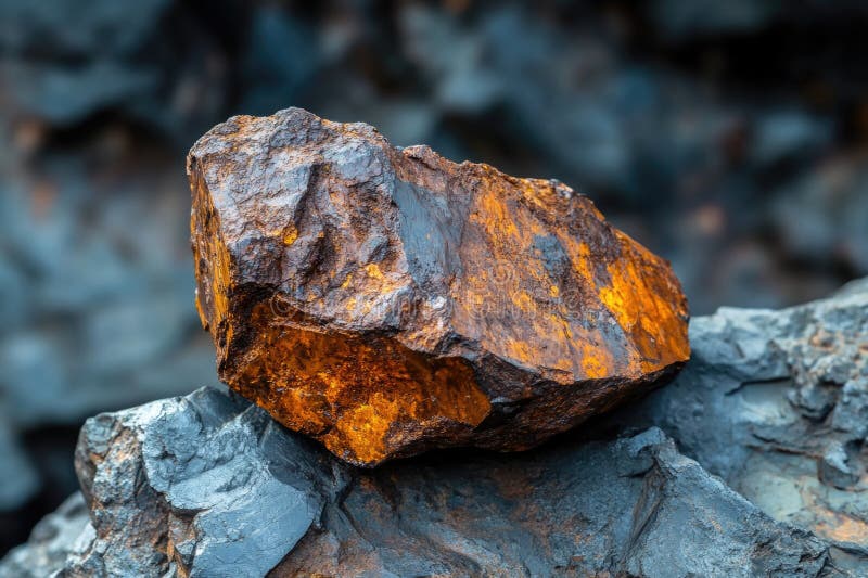 A Large Rock Sits Atop a Stack of Smaller Rocks, Creating a Natural ...