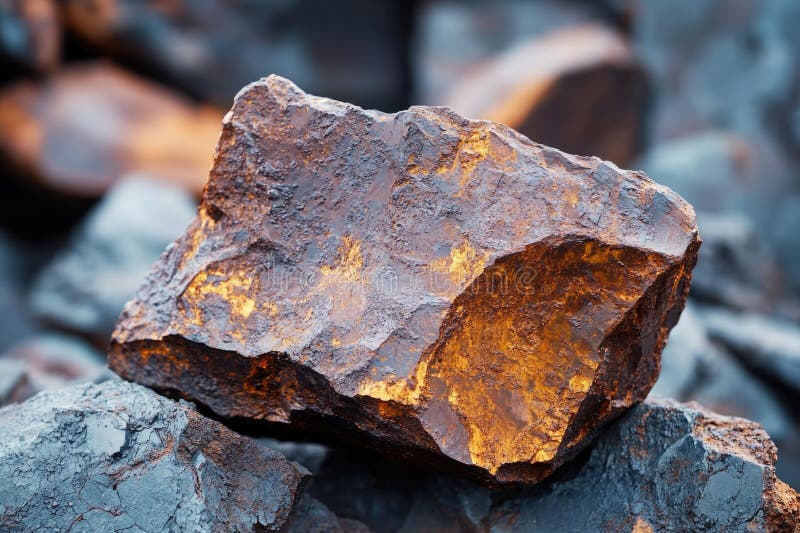 A Large Rock Sits Atop a Stack of Smaller Rocks in this Outdoor ...