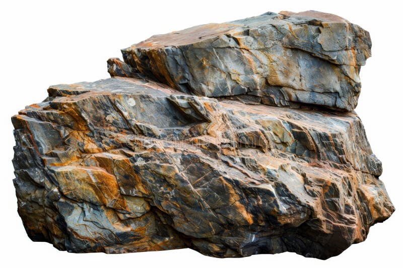 Large Rock Stones Isolated on a Transparent Background, Generative Ai ...