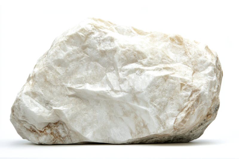 A Large Rock on a White Background, Perfect for Use in Designs Where a ...