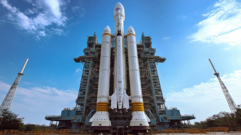 Rocket Launch Pad Prepares for a Scheduled Space Mission at the Launch ...