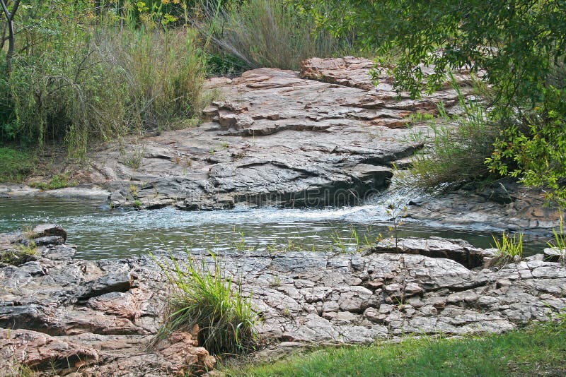 FLAT ROCK beside RIVER STREAM Stock Image - Image of background, river ...