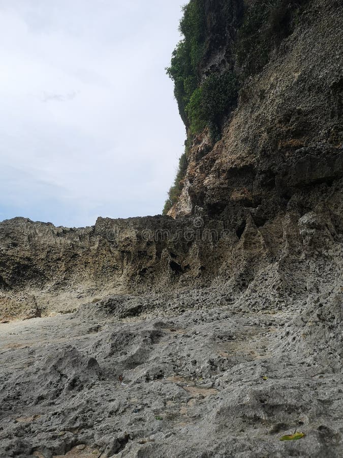 Large rocks on the beach stock image. Image of badlands - 203342941