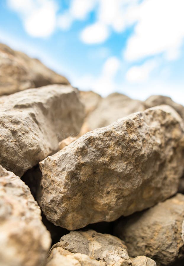 Large Rocks in the Mountains As a Background Stock Image - Image of ...