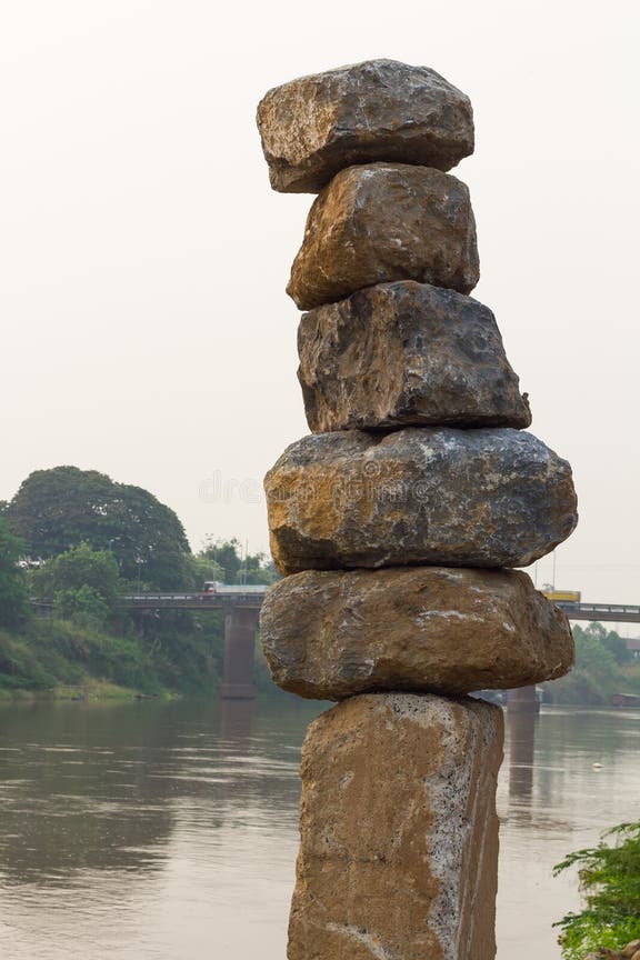 Large rocks stacked. stock photo. Image of outdoors, heap - 68766314