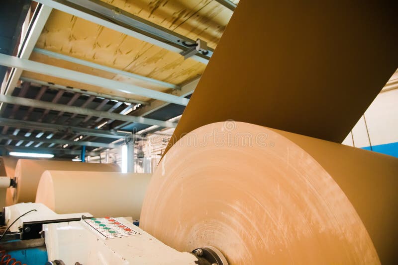 Large roll of paper stock photo. Image of huge, material - 215174056