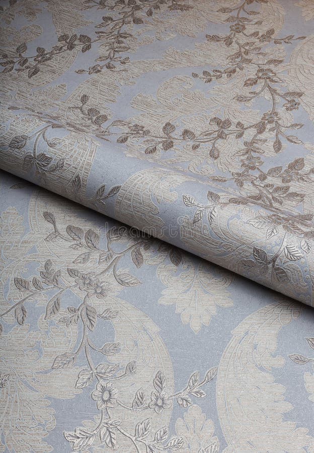 Large Roll of Wallpaper for the Wall with a Beautiful Texture Stock ...