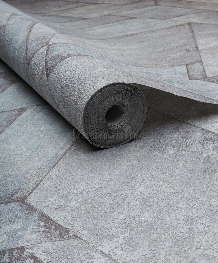 Large Roll of Wallpaper for the Wall with a Beautiful Texture Stock ...