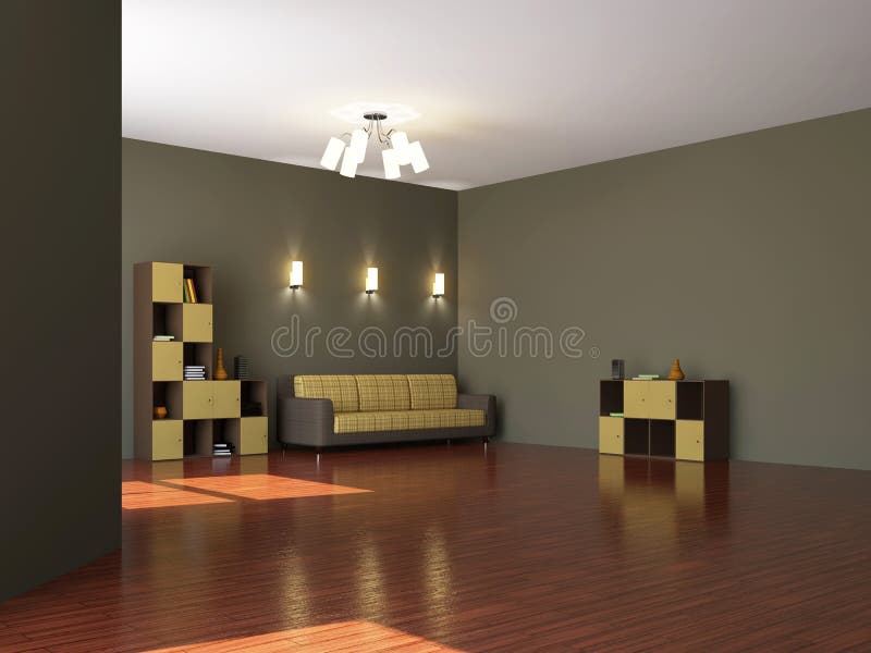 Large room stock illustration. Illustration of lifestyles - 26754618
