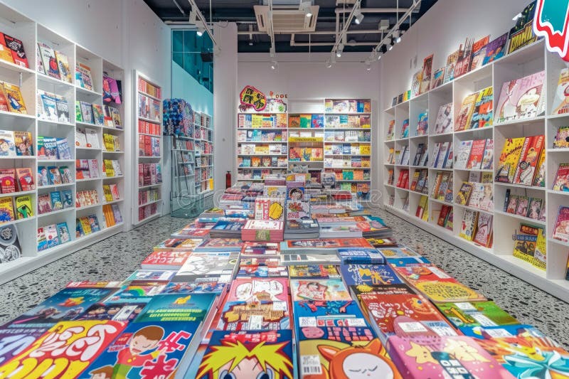 A Large Room Filled with Books, Some of Which are in Foreign Languages ...