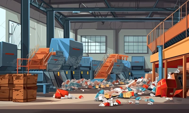 A Messy Room Overflowing with Garbage Stock Photo - Image of large ...