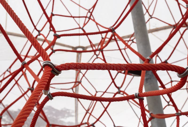 Large rope net stock image. Image of connection, white - 42072179