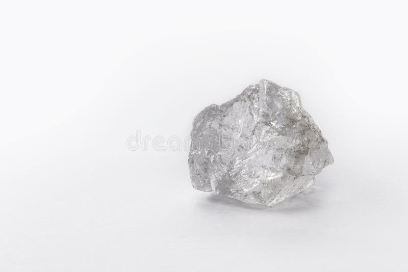 Large Rough Diamond Stone on Isolated White Background Stock Photo ...