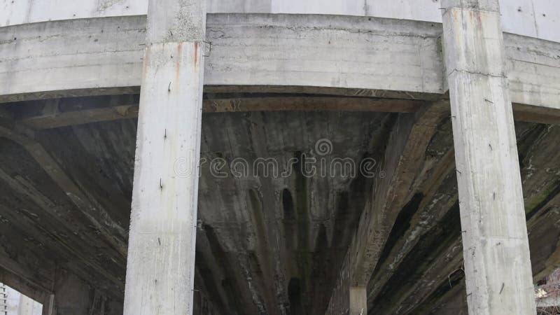 Round Concrete Structure stock video. Video of architecture - 243670461