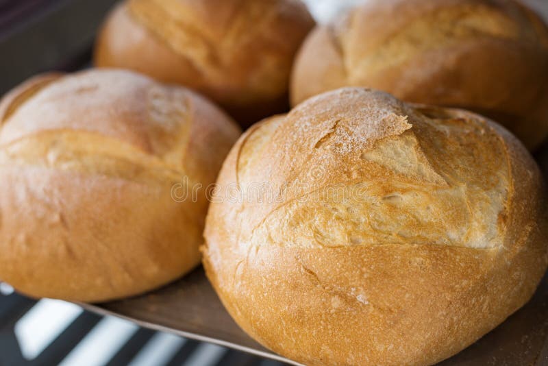 Large round loaf of bread stock image. Image of closeup - 115007173
