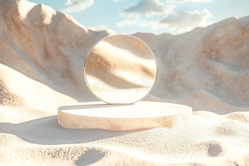 Desert Mirror Reflecting Nature's Beauty Stock Photos - Free & Royalty ...
