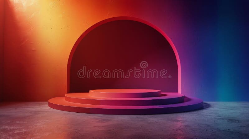 Large Round Object on Cement Floor Stock Photo - Image of solid ...