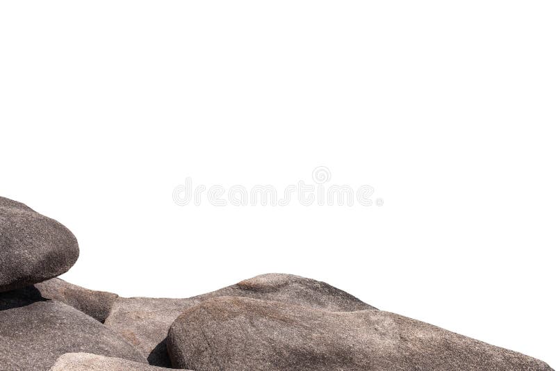 Large Round Rough Stones Stacked on Background Stock Image - Image of ...