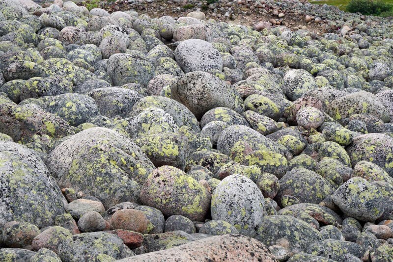 Large Round Stones on the Beach of Sea Stock Image - Image of pattern ...