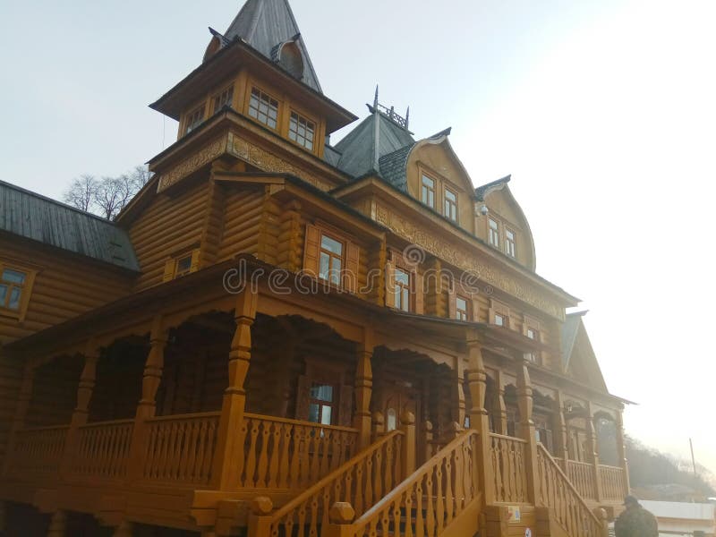 Large Rustic Table on a Garden Terrace Prepared for a Dinner Party at ...