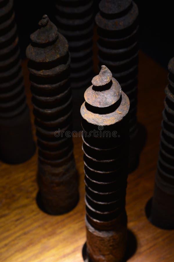Large Rusty, Corroded Screws Stock Image - Image of ruined, decayed ...