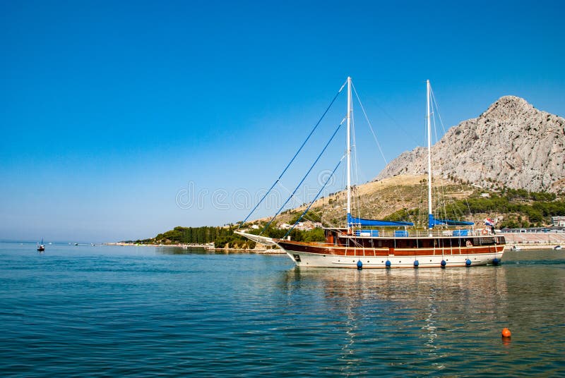 Large sailboat stock photo. Image of nature, sunlight - 65727840