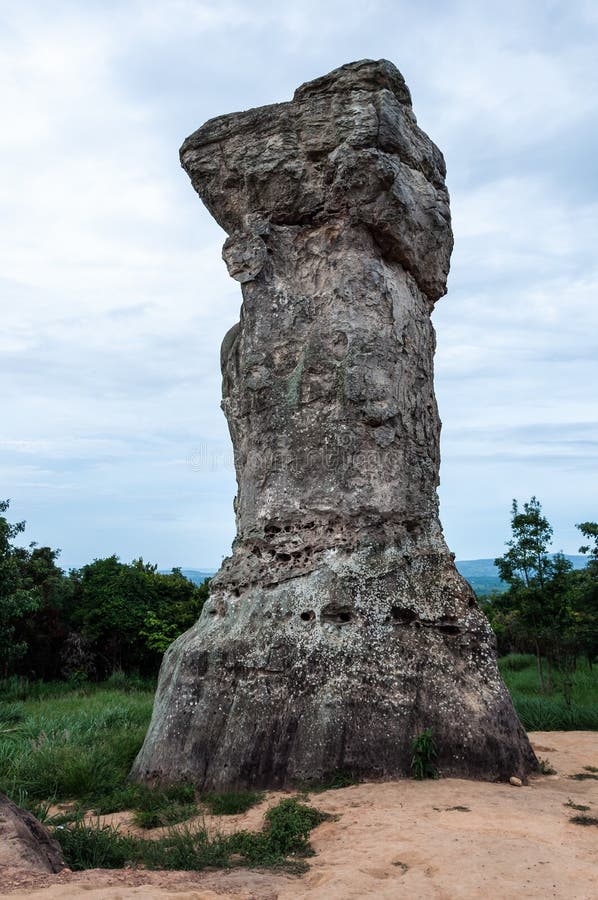 Large sandstone pillar stock photo. Image of natural - 52204344