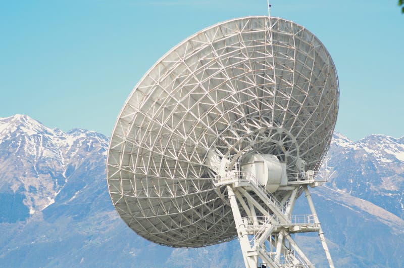 Large satellite dish stock photo. Image of broadcast - 53138298