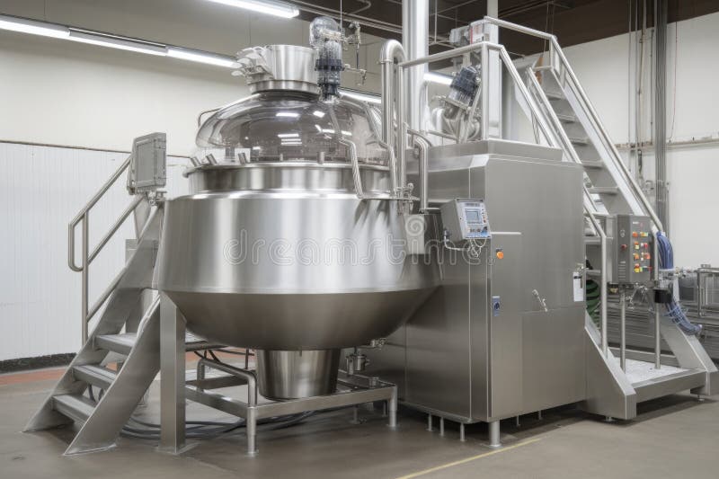 Large-scale Commercial Mixer and Processor, Processing Ingredients for ...