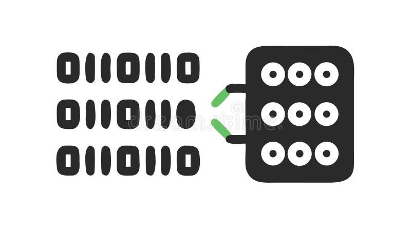 Large Scale Data Servers Vector: Digital Infrastructure Storage, Vector Design Generative AI ...